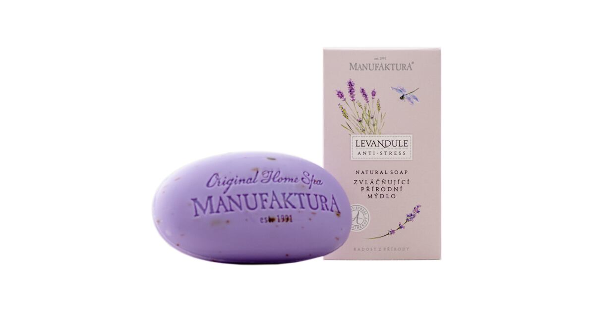Natural LAVENDER Emollient Hands & Body Bar Soap | Manufaktura
