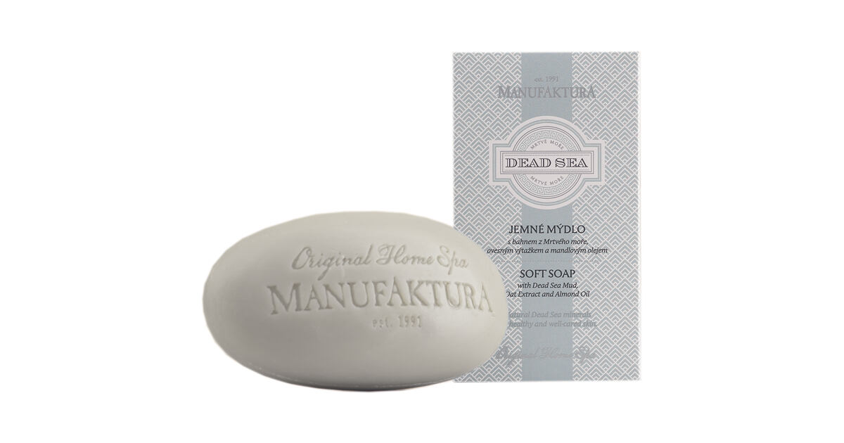 Soft Emollient Vegetable Soap with Dead Sea Mud | Manufaktura