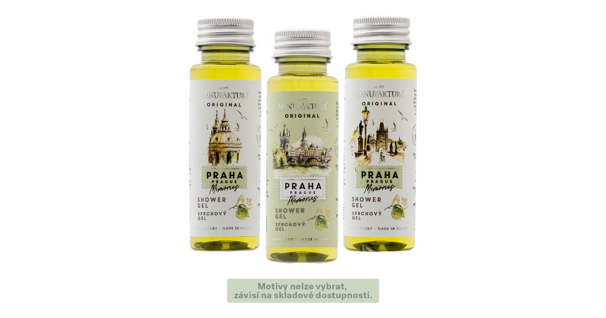Jemný sprchový gel PRAHA MEMORIES – mini | Manufaktura